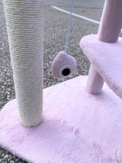 Designer Cat Post - Pink Monster Cat Scratcher | One for Pets